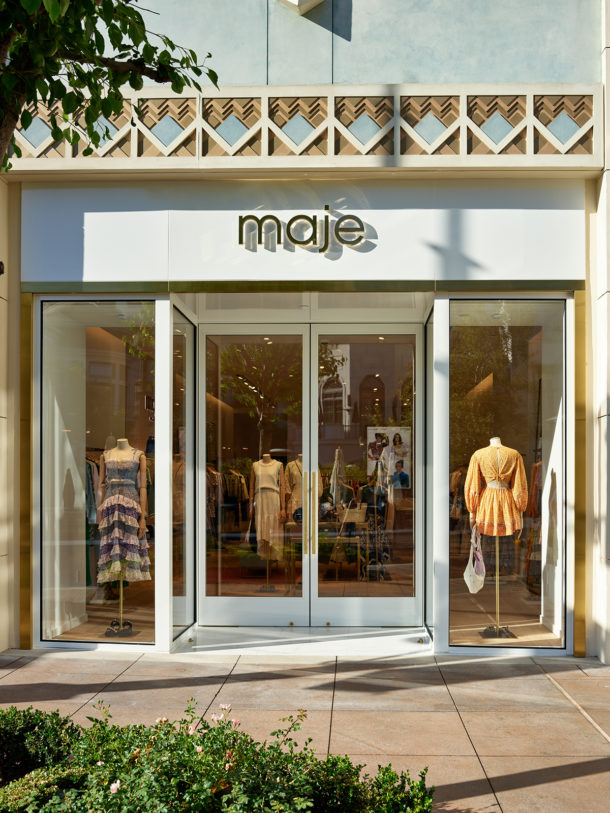 Maje’s Understated Gallic Designs Alight at The Grove | C Magazine®